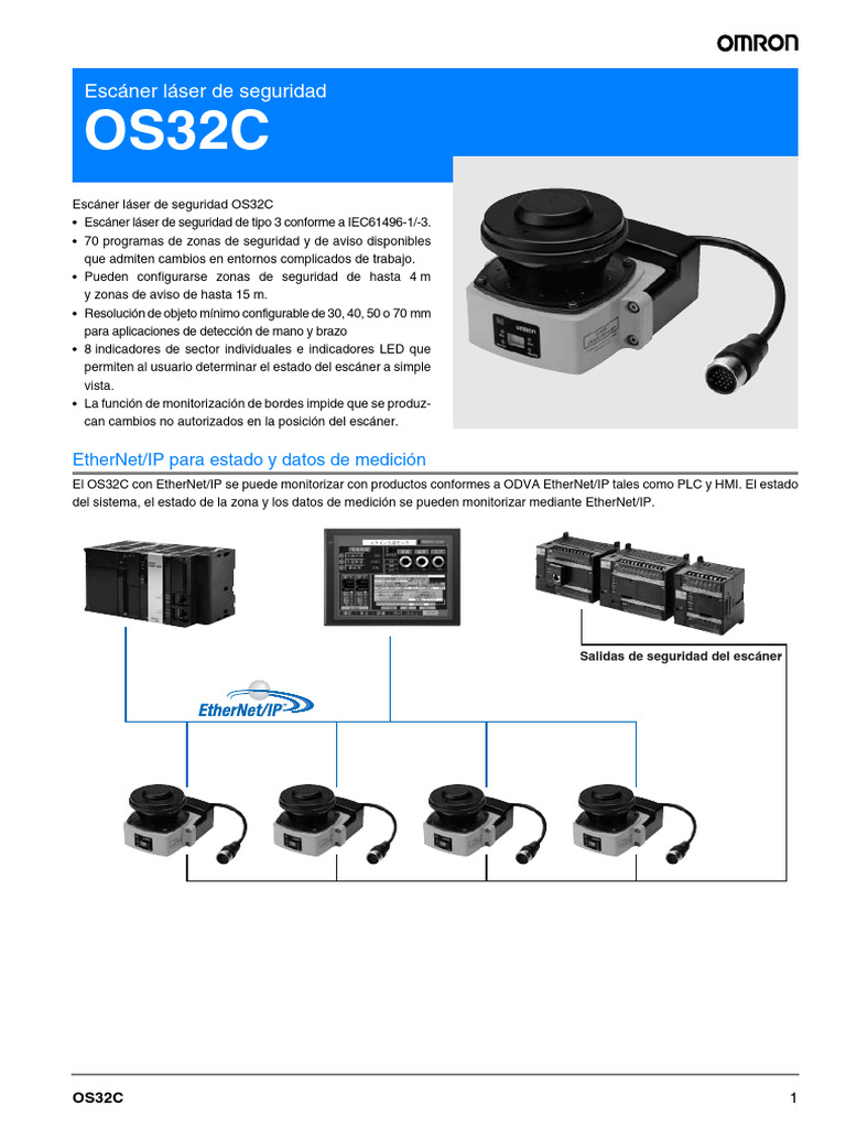 z298_os32c_safety_laser_scanner_datasheet_es | PDF | Microsoft Windows ...