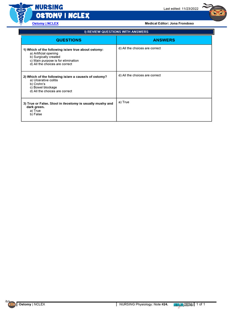 Ostomy (3) Atf | PDF