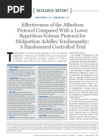 Alfredson Heel Drop Protocol | PDF | Soft Tissue | Limbs (Anatomy)