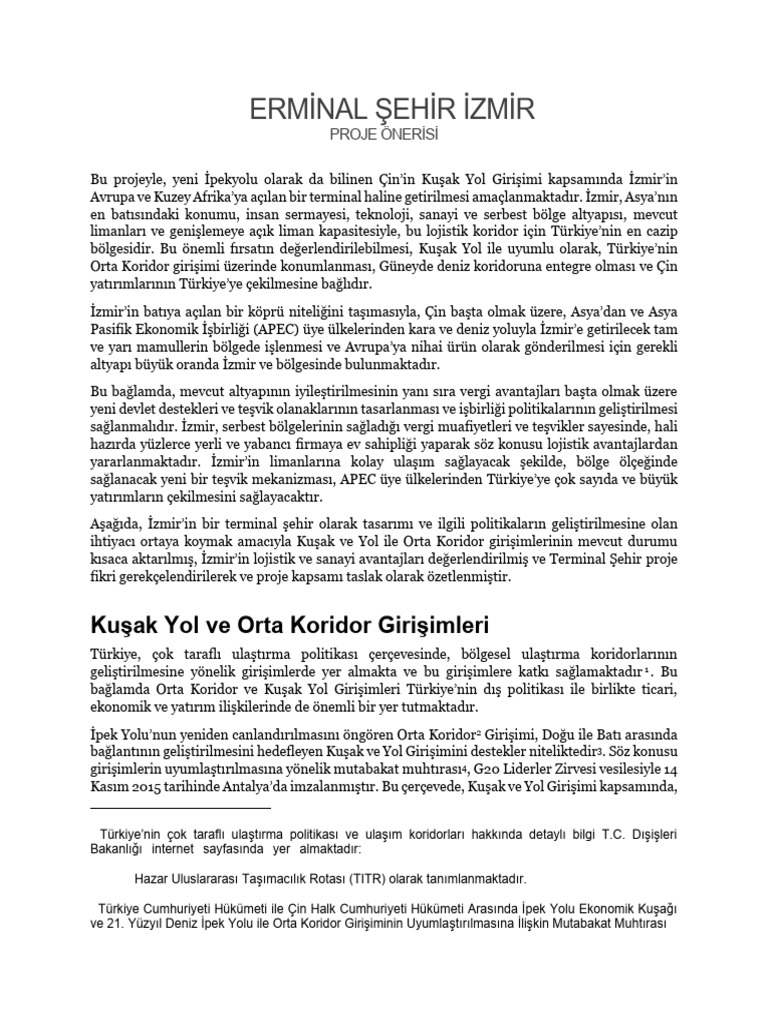 Terminal Şehir İzmir | PDF