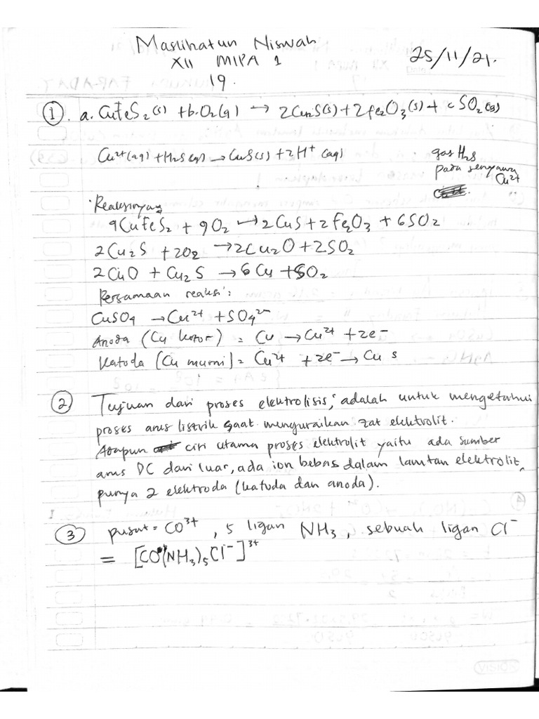 Niswah. PAS Kimia | PDF