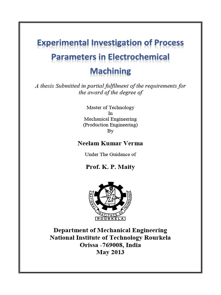 Ethesis Nitrkl Ac in/4944/1/211ME2355 PDF | PDF