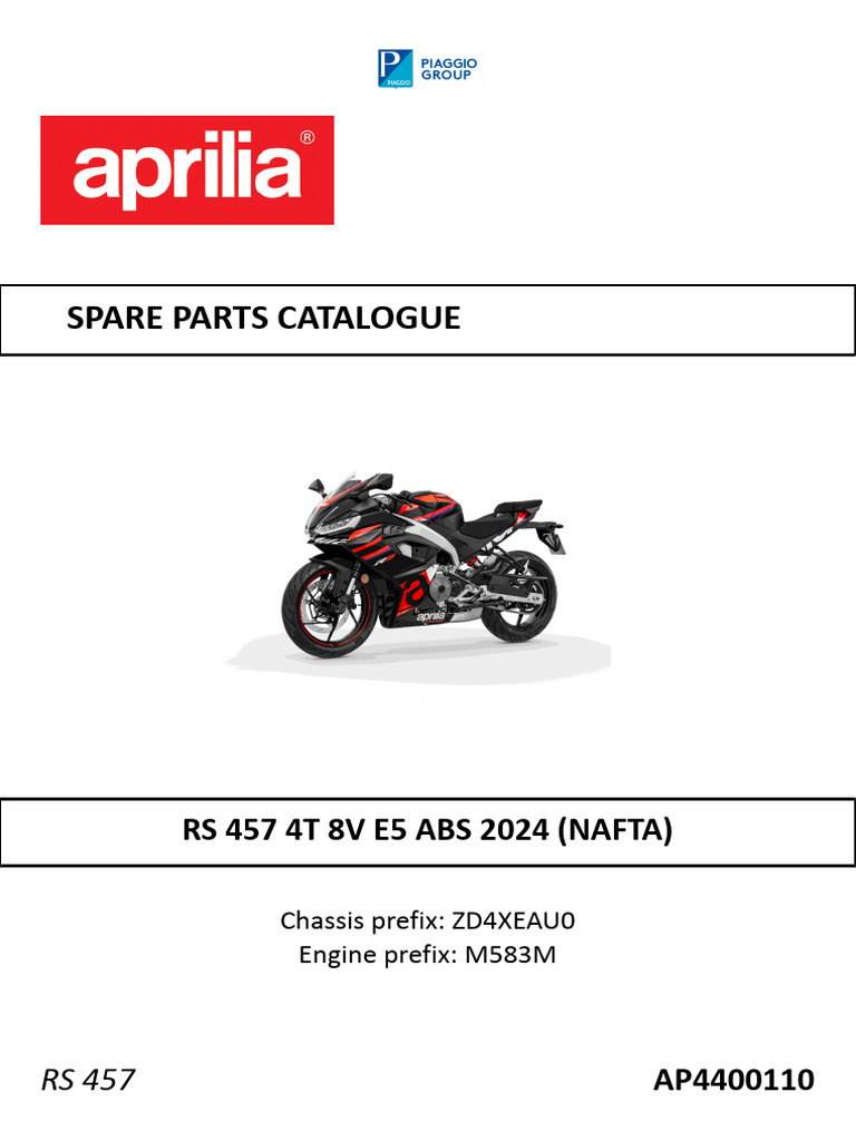 2024 RS457 零件手冊 | PDF | Anti Lock Braking System | Car