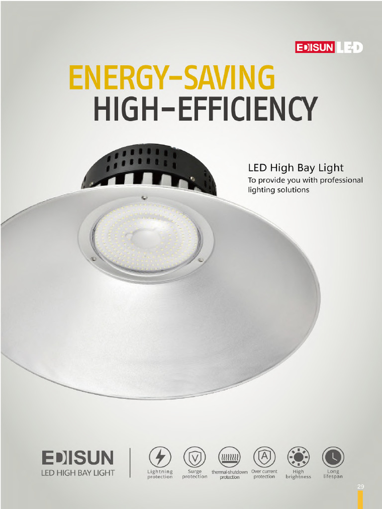 2023 Edisun Low&High Bay Ufo | PDF