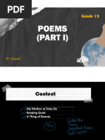 Poems' Mind Map | PDF | Poetry