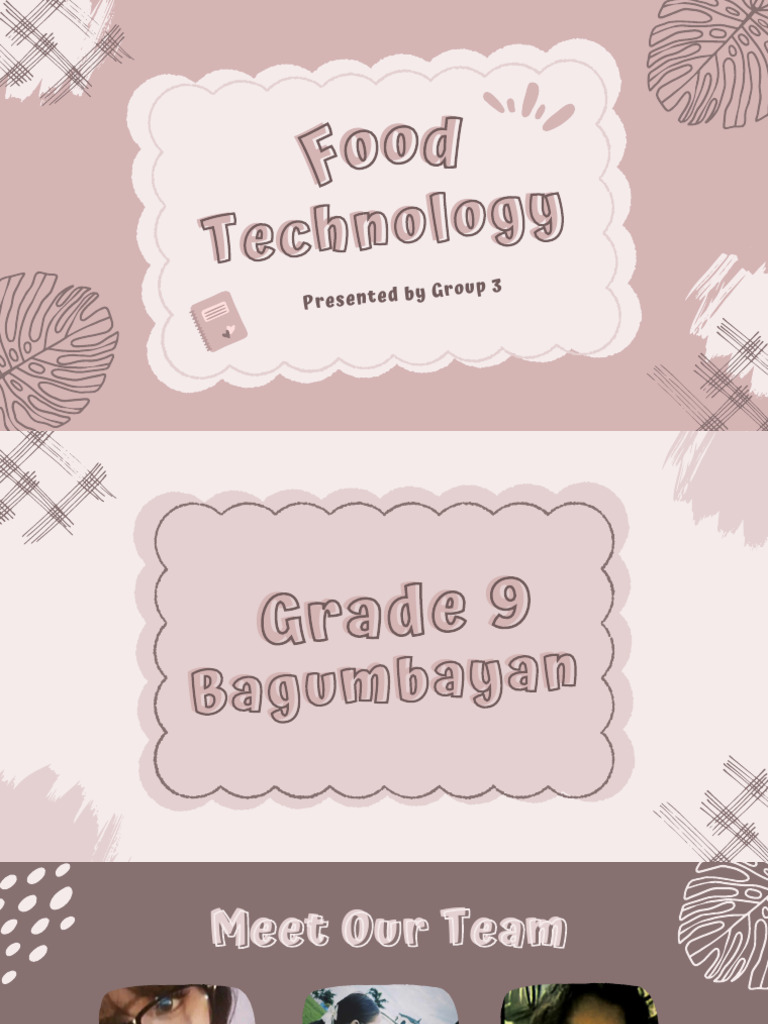 Food Technology Group 3 Powerpoint - 20241103 - 165450 - 0000 1 | PDF ...