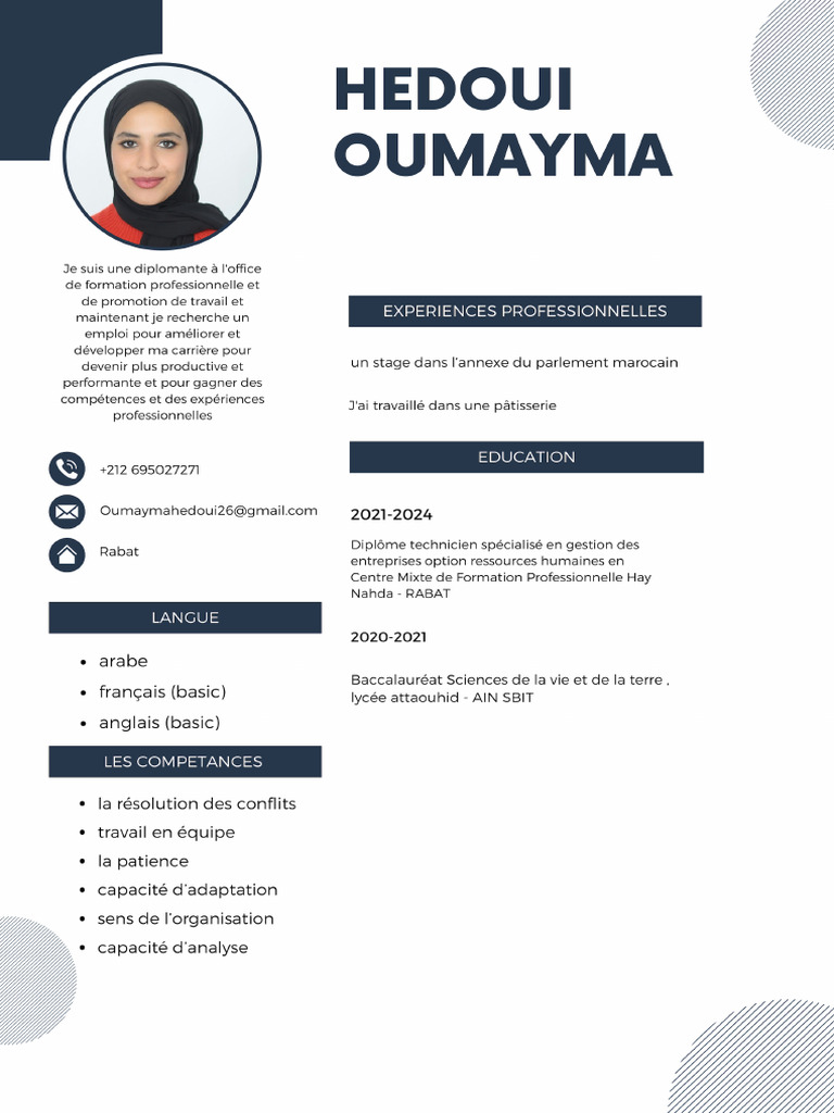 Blue Professional Modern CV Resume-1 | PDF