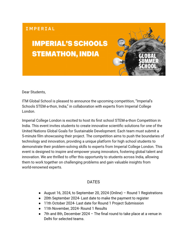 Summer School Brochure 2024 | PDF