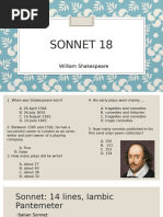 Sonnet 18 - Exam Bank Questions and Suggested Answers | PDF | Literary Criticism | Sonnets