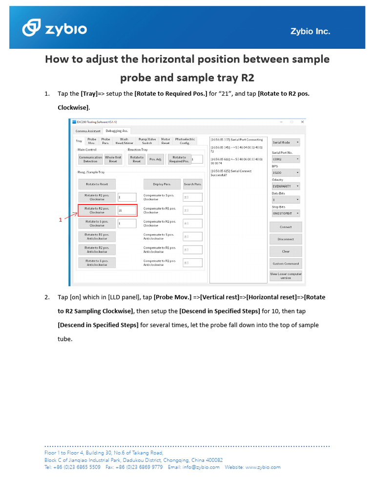 Adjusting Sample Probe Position Guide | PDF