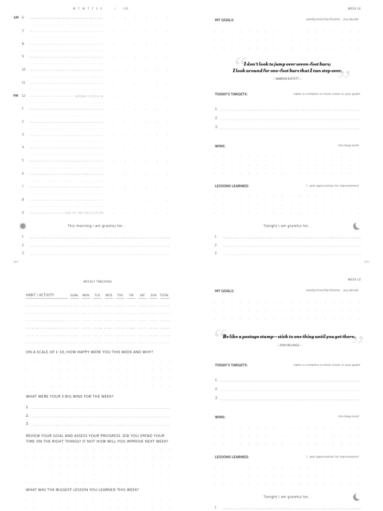 Best Self Journal Split Pages FULL-pages-15 Booklet | PDF