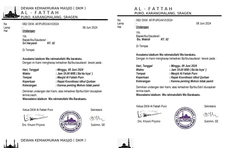 Undangan Landskip | PDF