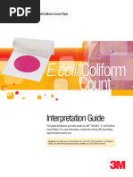 Petrifilm E. Coli Coliform EC Count Plate Interpretation Guide | PDF | Microbiology