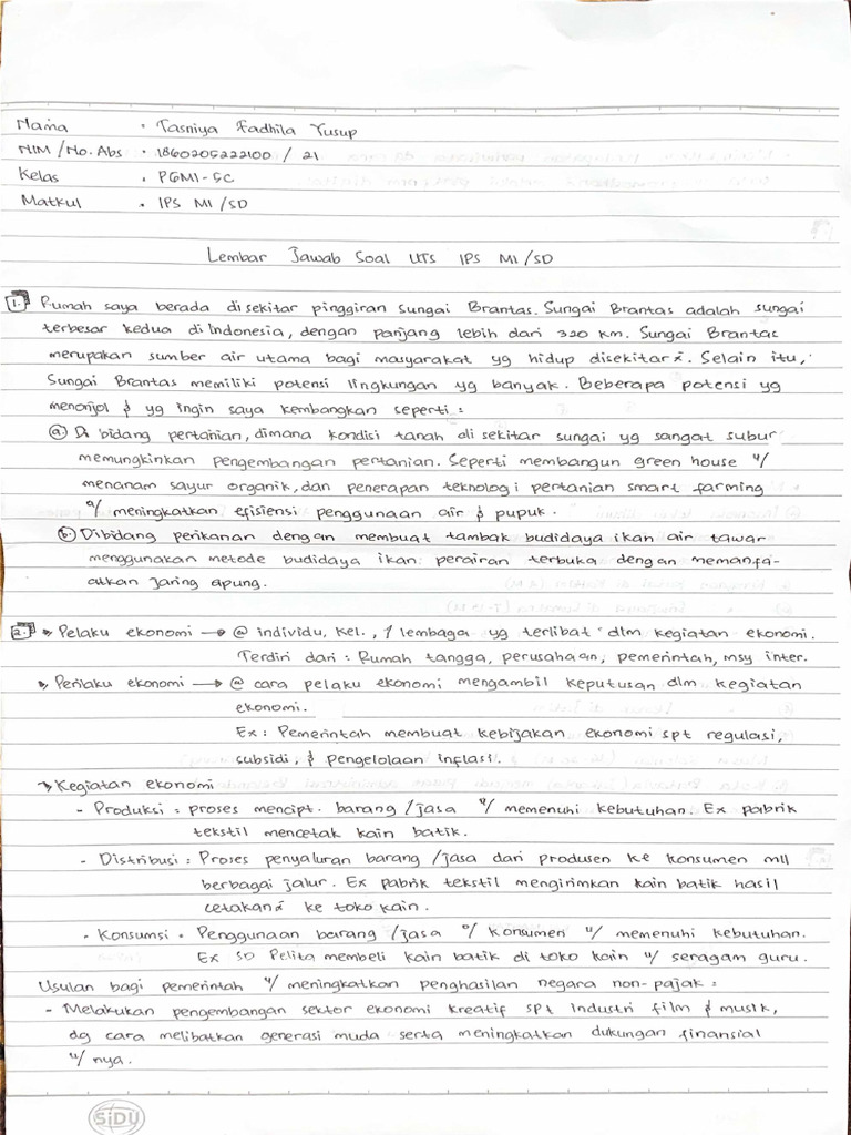 21. Tasniya FY (UTS IPS)_compressed | PDF