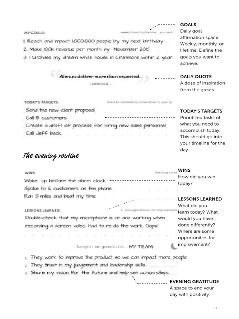 Best Self Journal Split Pages FULL-pages-2 | PDF | Goal | Goal Setting