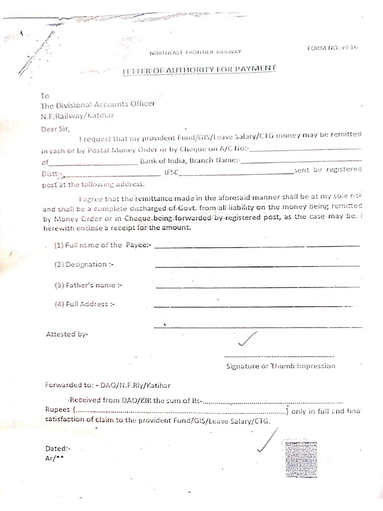 Form Settelment | PDF