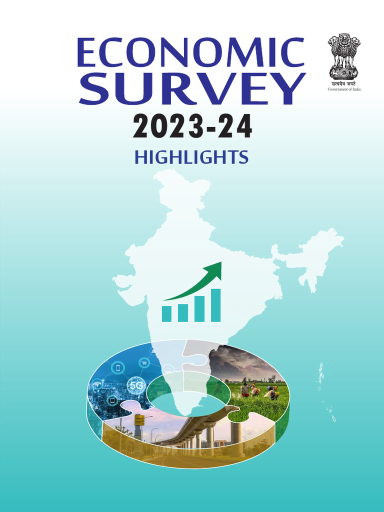 India Economic Survey 2023-24 Merged | PDF | Inflation | Microfinance