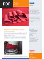 Linatex Premium Rubber Spec Sheet | PDF | Natural Rubber | Wear