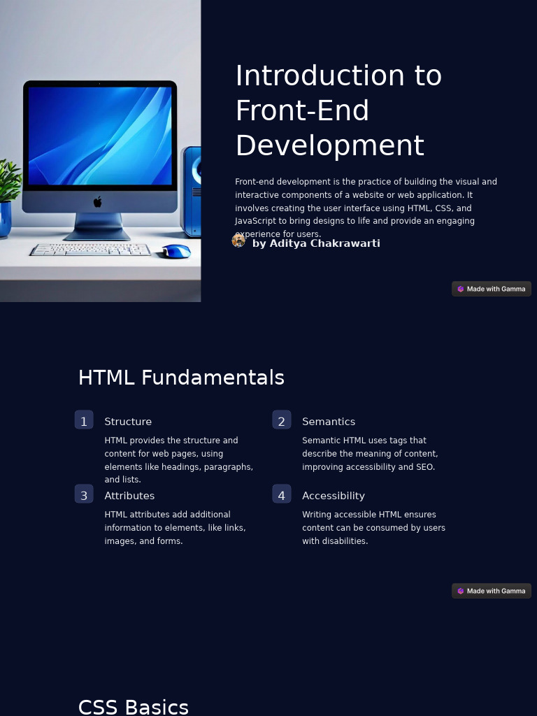 Introduction To Front End Development | PDF | Bootstrap (Front End Framework) | Html