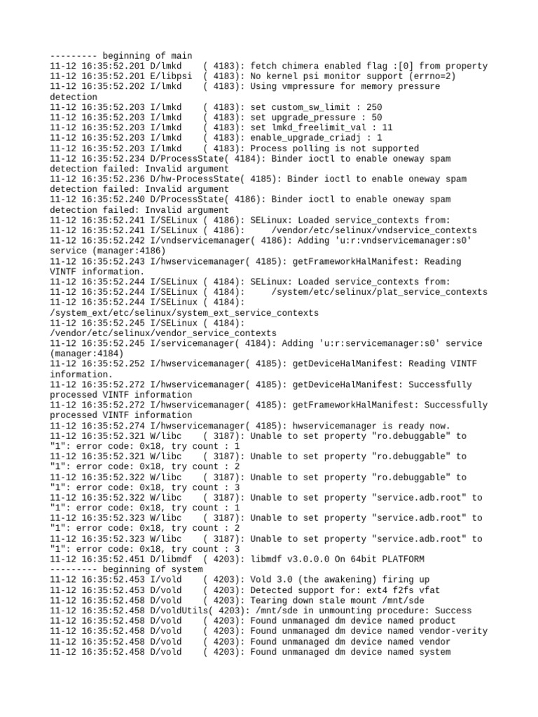 Logcat Home Fota Update Log | PDF | Utility Software | System Software