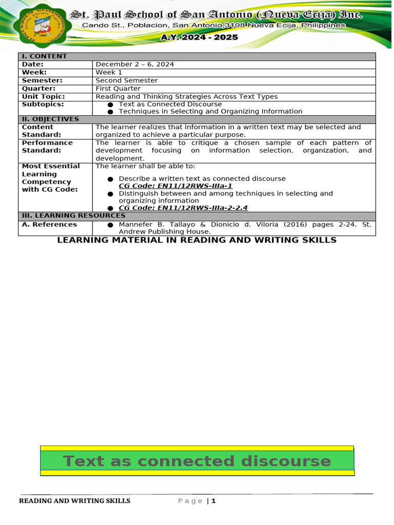 LM-Week-1 (2) | PDF | Brainstorming | Learning