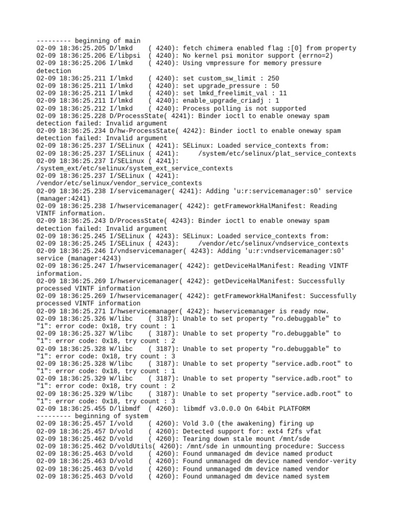 Logcat Prev CSC Log | PDF | Operating System Technology | Computing