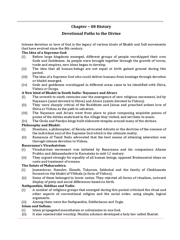 ch8 | PDF | Bhakti | Vishnu