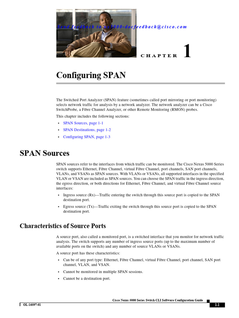 Span | PDF | Network Switch | Command Line Interface