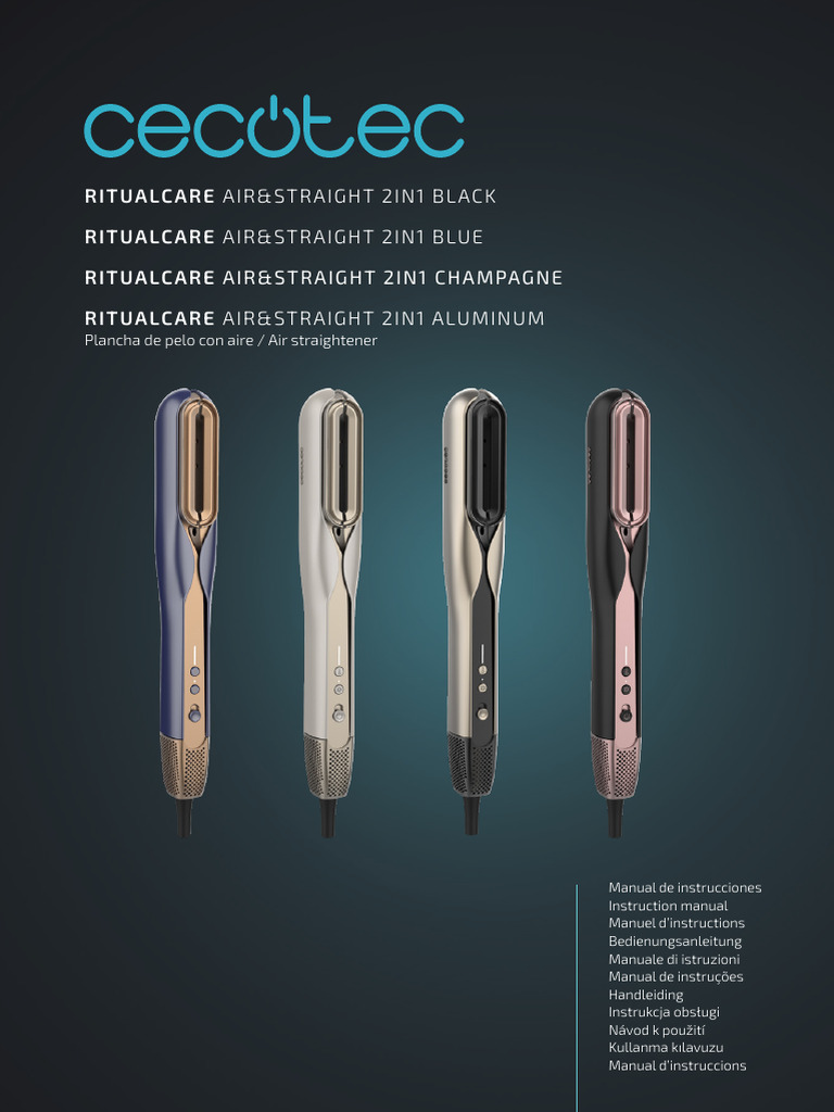 Ritualcare Air Lisse 2in1 Black User Manual | PDF