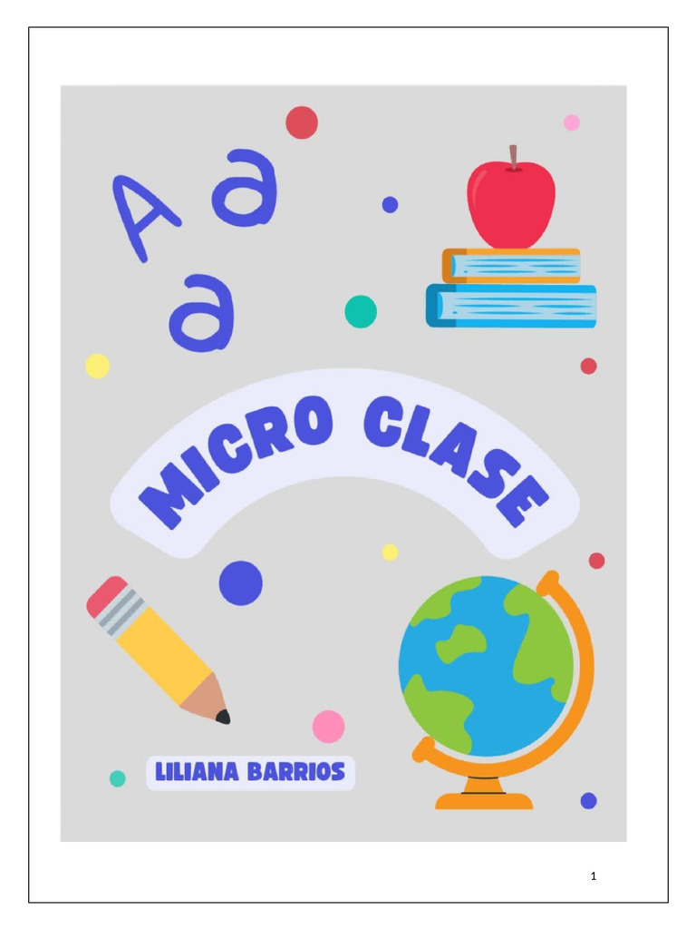 Micro clase | PDF | Predicado (Gramática) | Asunto (gramática)