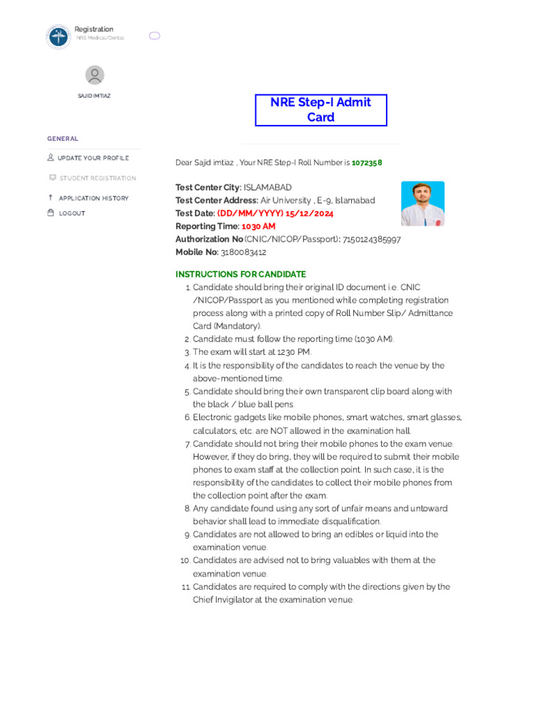 NRE Medical_Dental | PDF | Government And Personhood