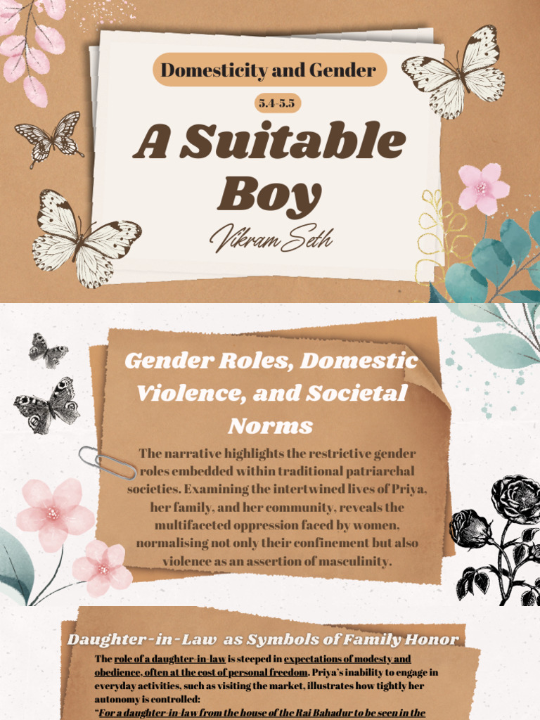 A Suitable Boy.pdf | PDF | Patriarchy | Domestic Violence