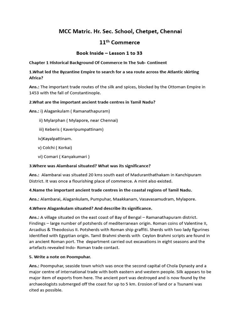 11th Commerce Book Inside-1 | PDF | Auction | Limited Liability Partnership