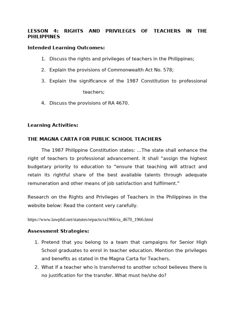 Final Term Module Teaching Profession | PDF | Teachers | Professional ...
