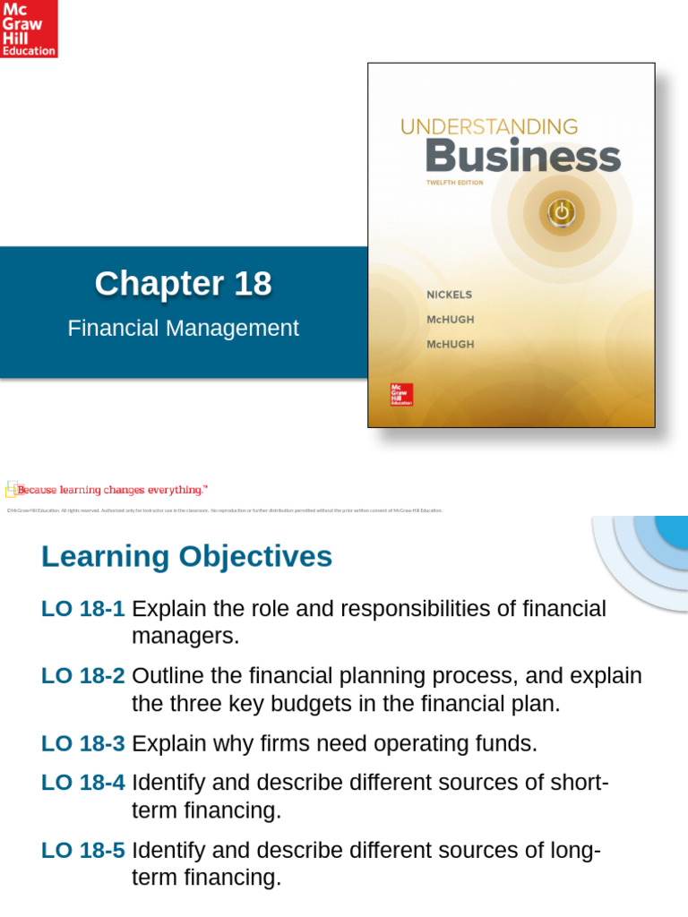 Nickels 12e UB PPT Student Ch18 | PDF | Loans | Stocks