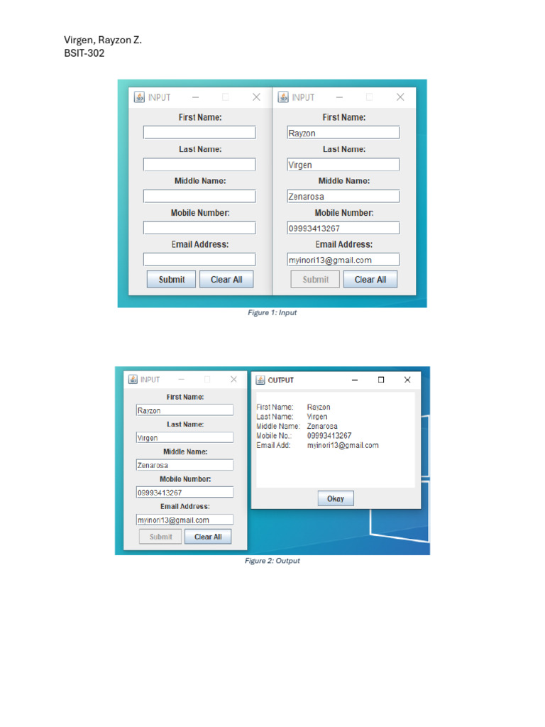 05 Hands On Activity 1 Virgen | PDF