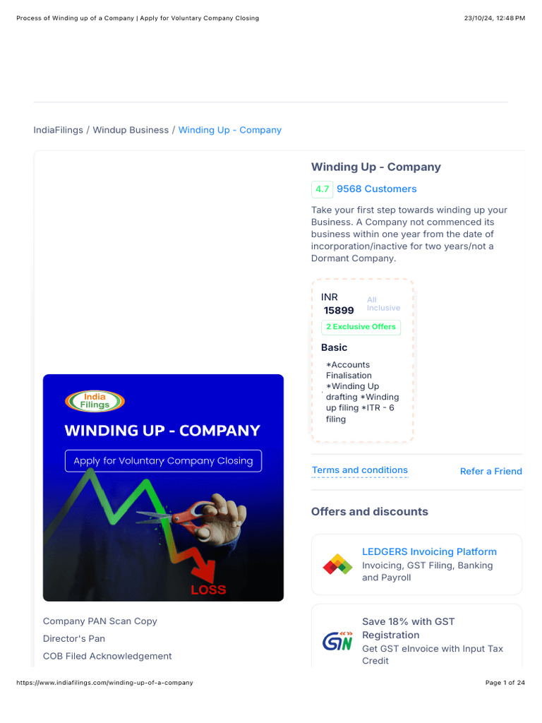 Voluntary Winding Up Procedure Guide | PDF | Liquidation | Private Law