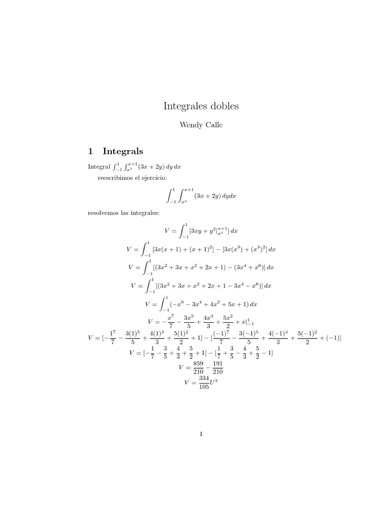 Integrals Sums and Limits 1 | PDF