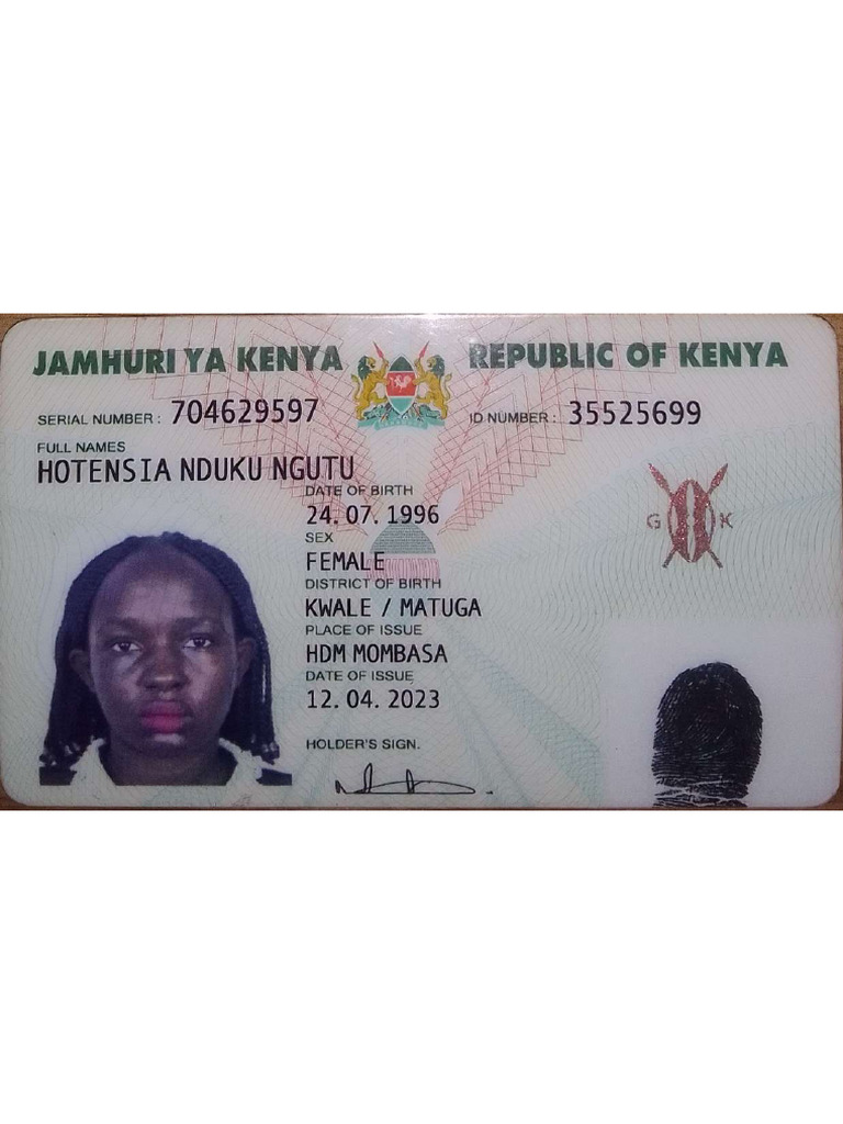 National Id | PDF