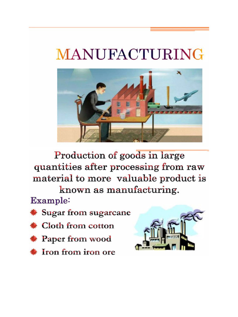 Manufacturing Industries | PDF