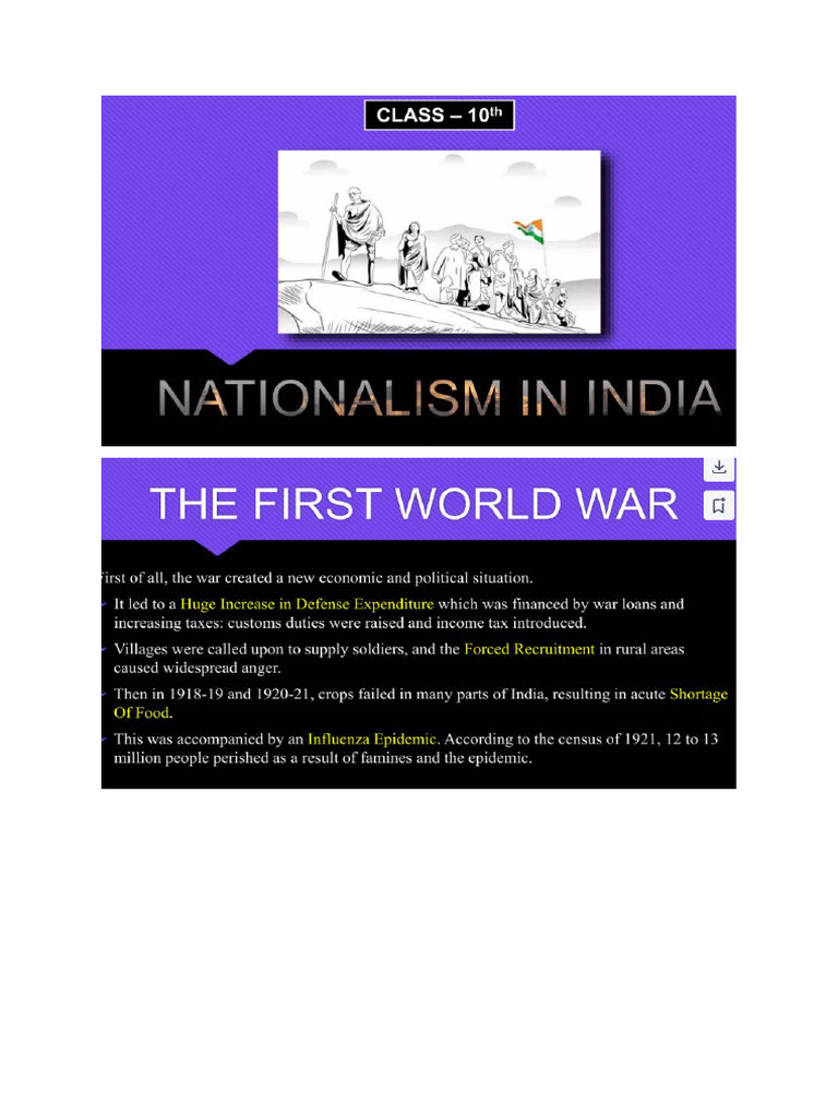 Nationalism in India | PDF