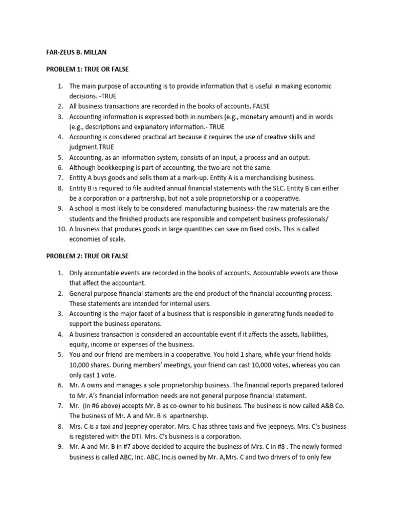 Far Zeus Millan PDF Free | PDF | Accounting | Financial Accounting