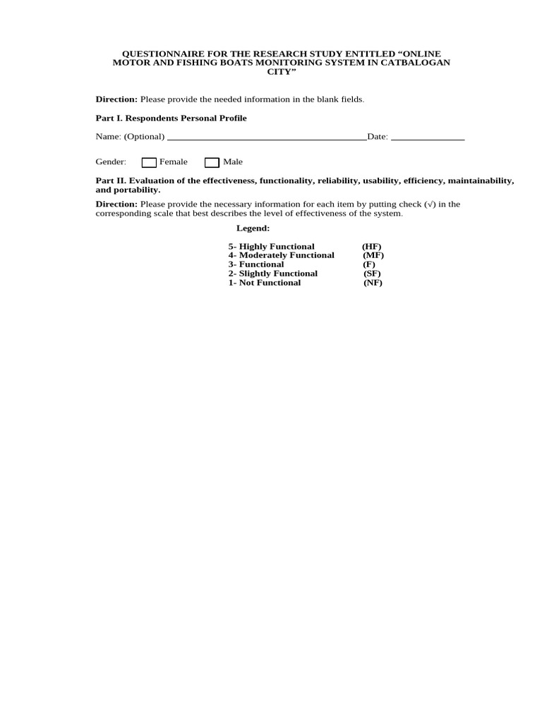 Questionnaire Group 5 Online Motor | PDF | Usability | System Software