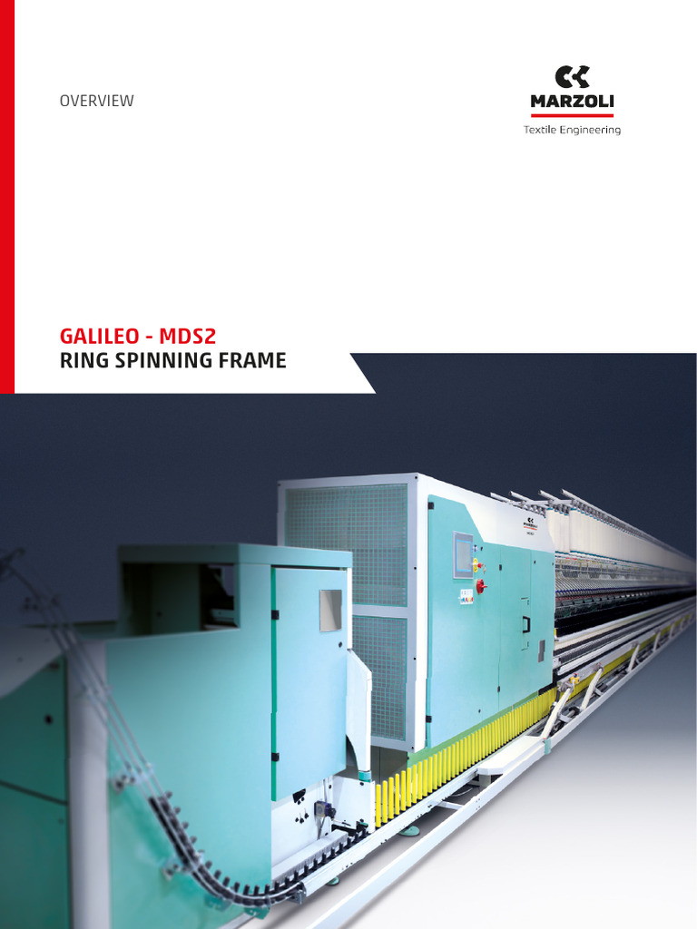 Advanced MDS2 Ring Spinning Frame | PDF | Spinning (Textiles) | Yarn