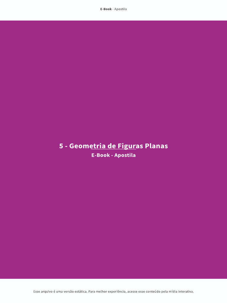Geometria de figuras planas | PDF