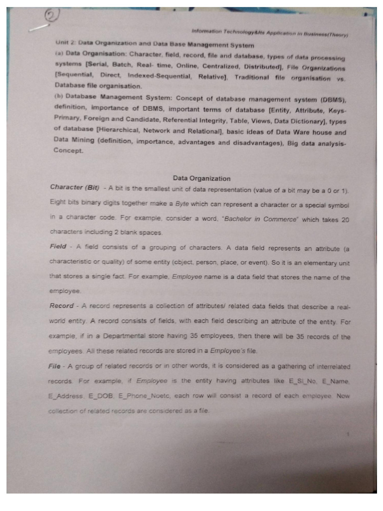 Unit-2(IT) | PDF
