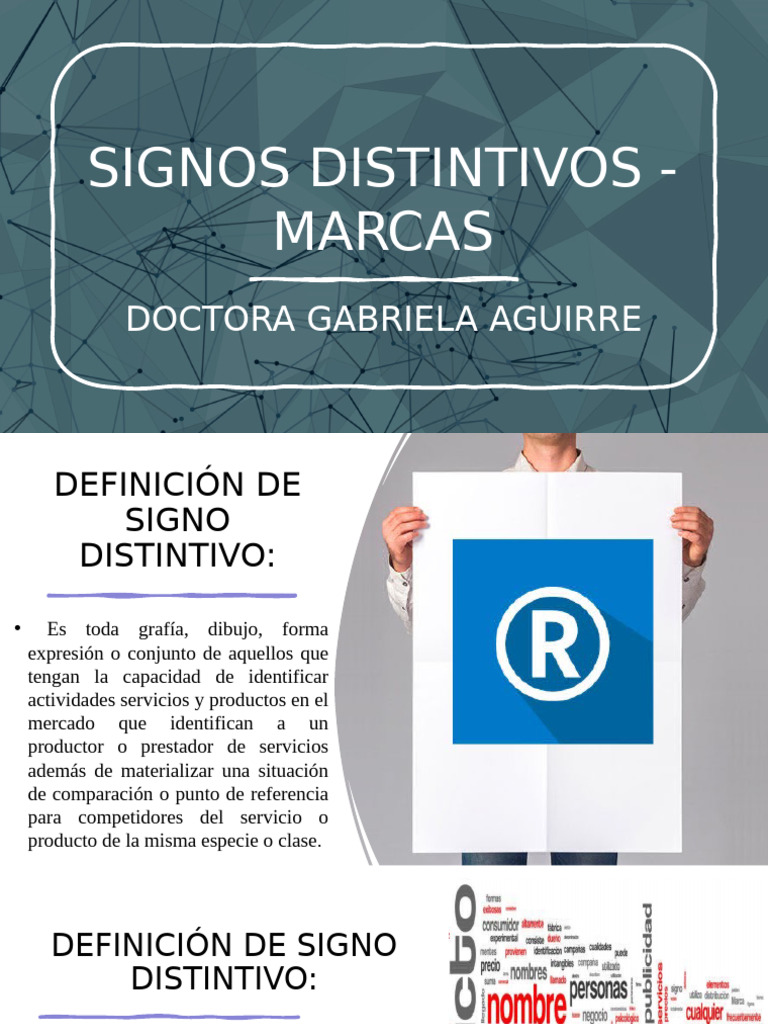Signos Distintivos - Marcas | PDF | Marca | Mercado (economía)