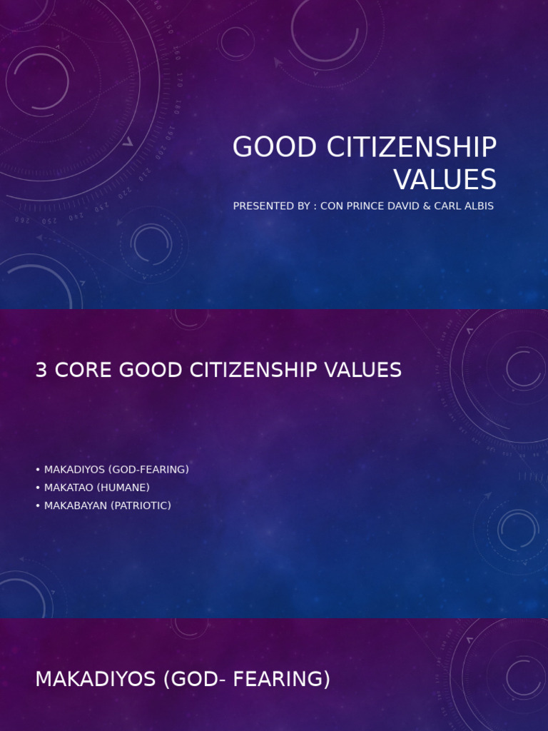 Nstp1 - Good Citizenship Values | PDF