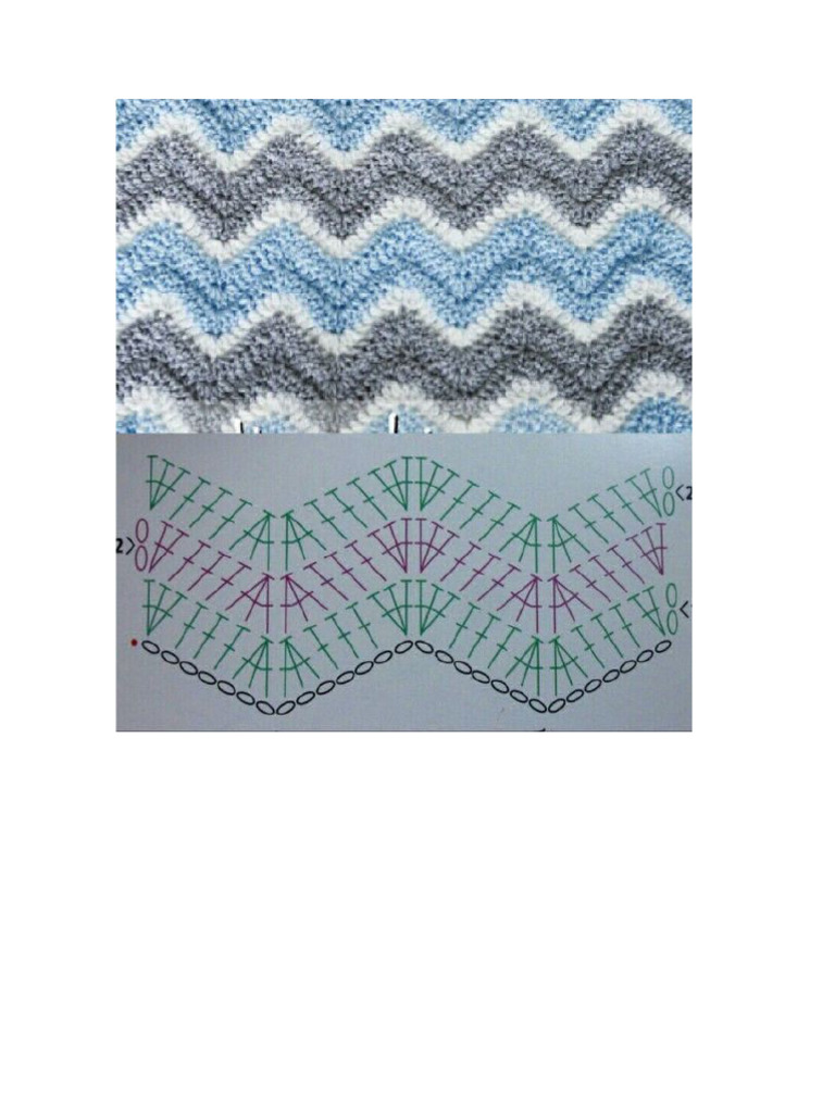 Patron Ondas Crochet | PDF