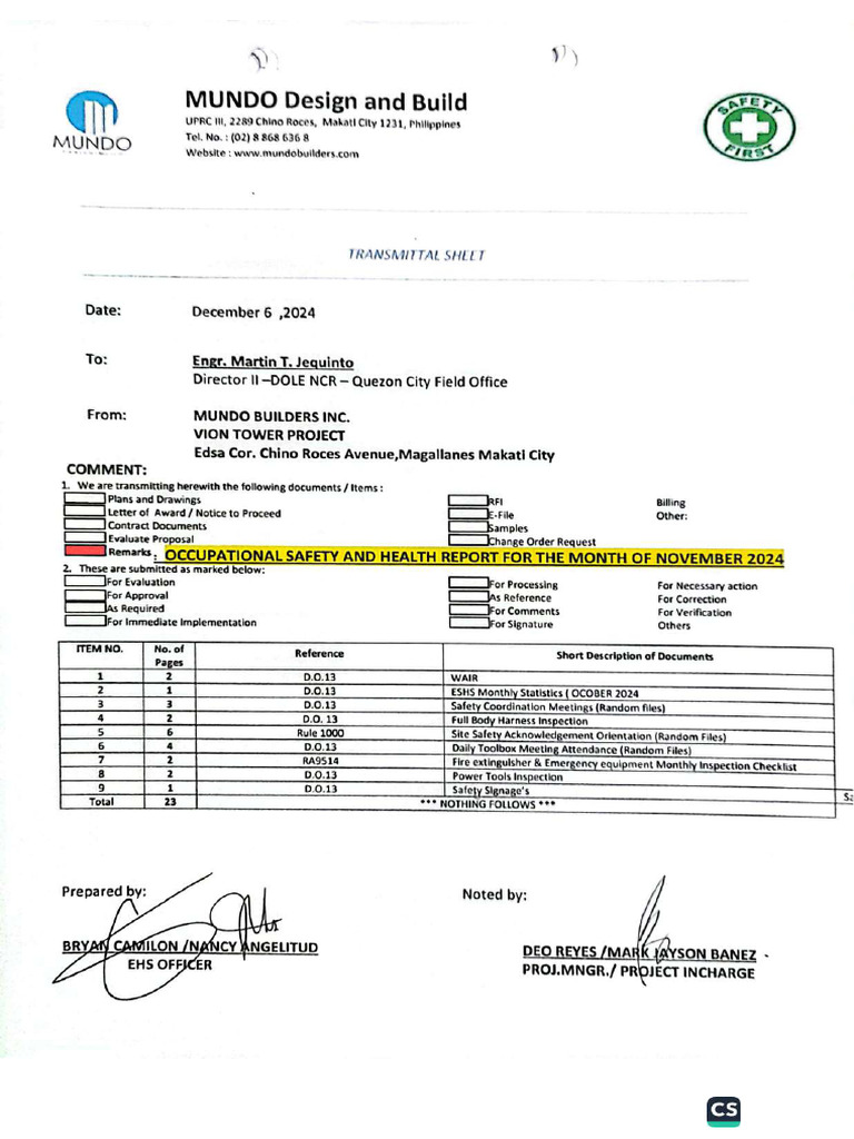 DOLE Report November_compressed (1) | PDF